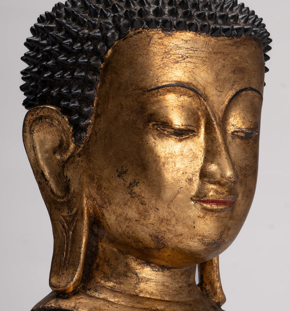Grace in Stillness: The Shan-Style Buddha of Burma – HD Asian Art