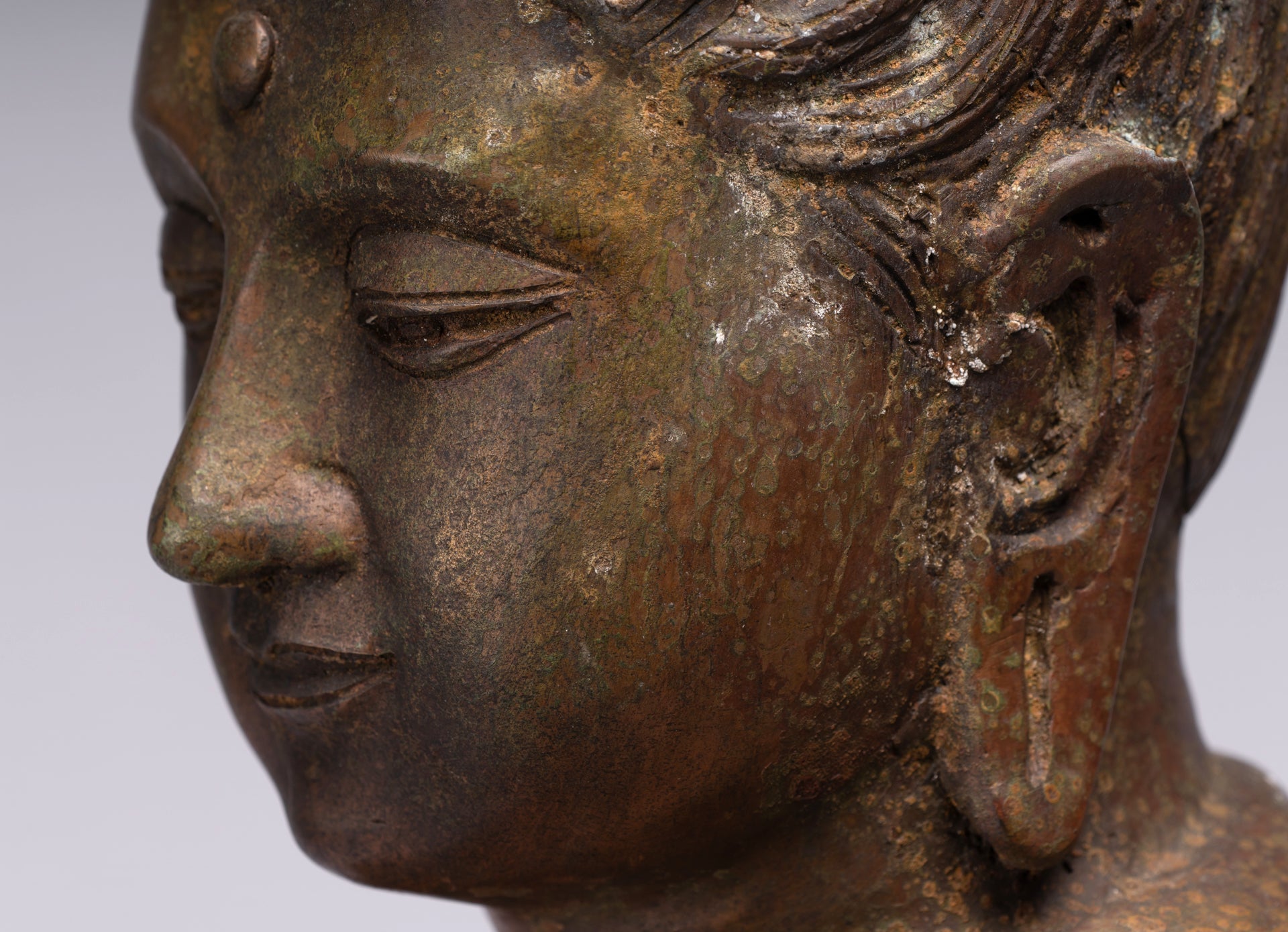 Indian Buddha Statue Head