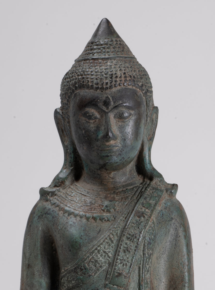 Buddha Statue - Antique Thai Style Chiang Rung Seated Buddha Statue ...