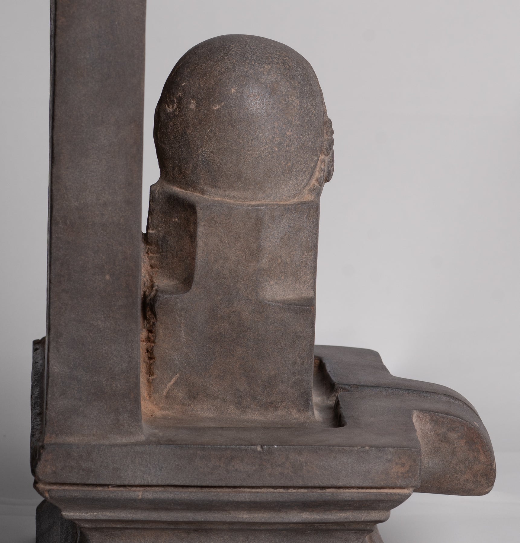 Stein Linga – Antiker Sandstein im Khmer-Stil Shiva Linga / Lingnum ...