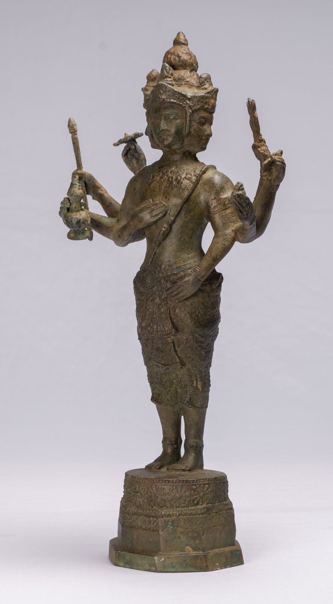 Brahma Statue - Antique Thai Style Bronze Brahma - Hindu God Creation ...