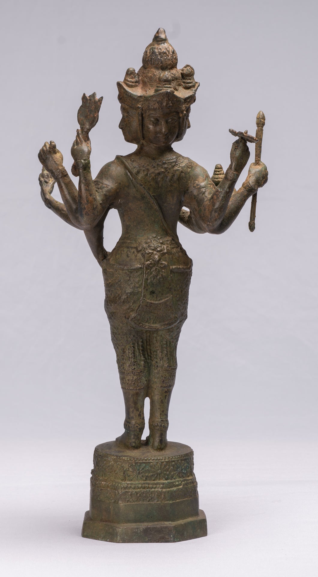 Brahma Statue - Antique Thai Style Bronze Brahma - Hindu God Creation ...