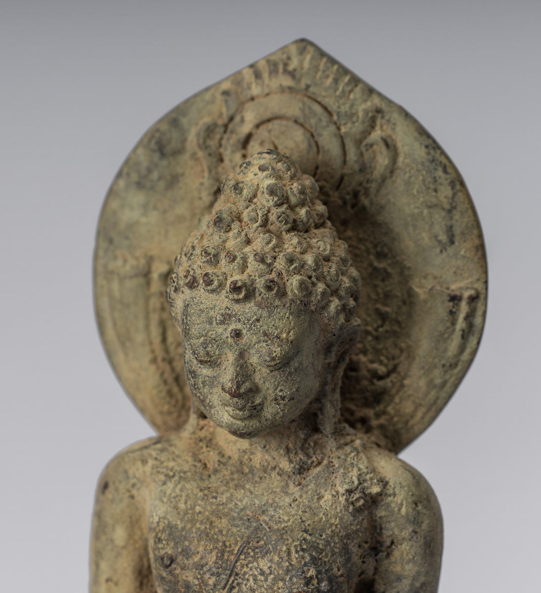 Buddha Statue - Antique Indonesian Style Seated Bronze Javanese Teachi ...